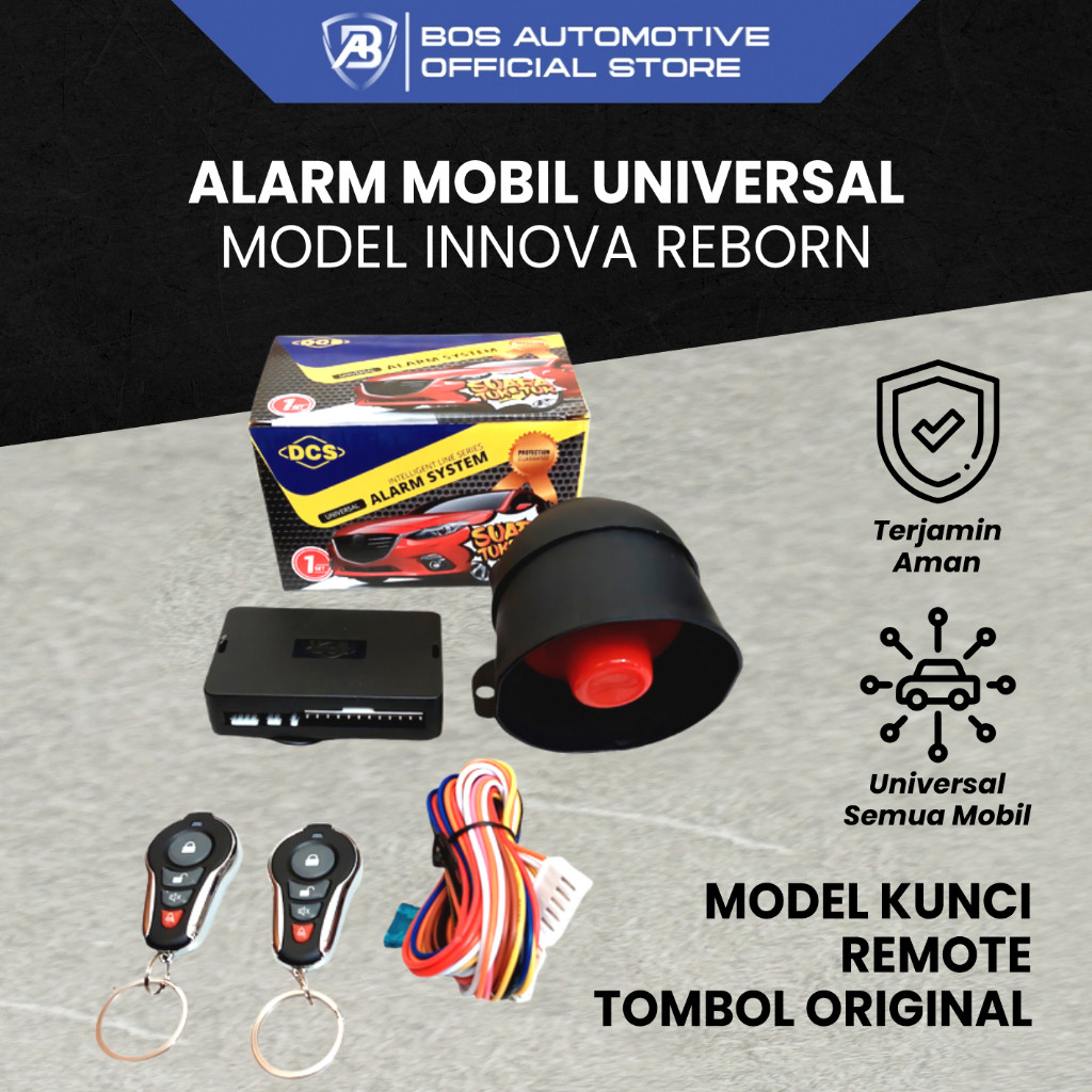 TOMBOL 【DCS】Sliding Car Alarm Remote Key Tuk Sound Button - Tuk ...
