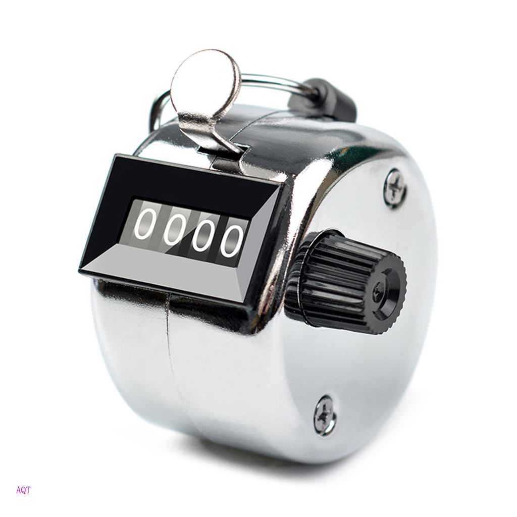AQT 1PC Clicker Counter, Metal Hand Tally Counter Clicker, 4 Digit ...