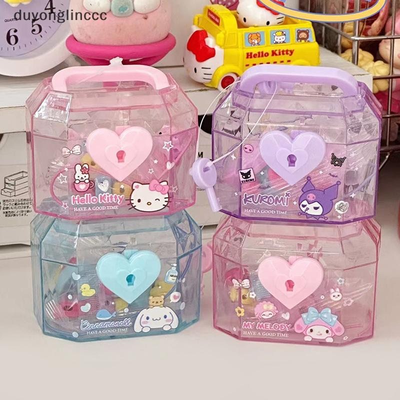 （duyonglinccc） Kawaii Sanrio Kuromi Storage Box With Lock My Melody ...