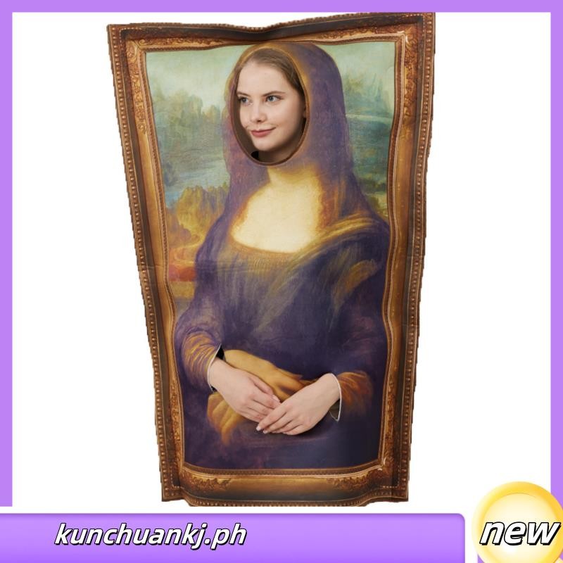 CODWomen Mona Lisa Halloween Costume Adult Funny Famous Frame Painting ...