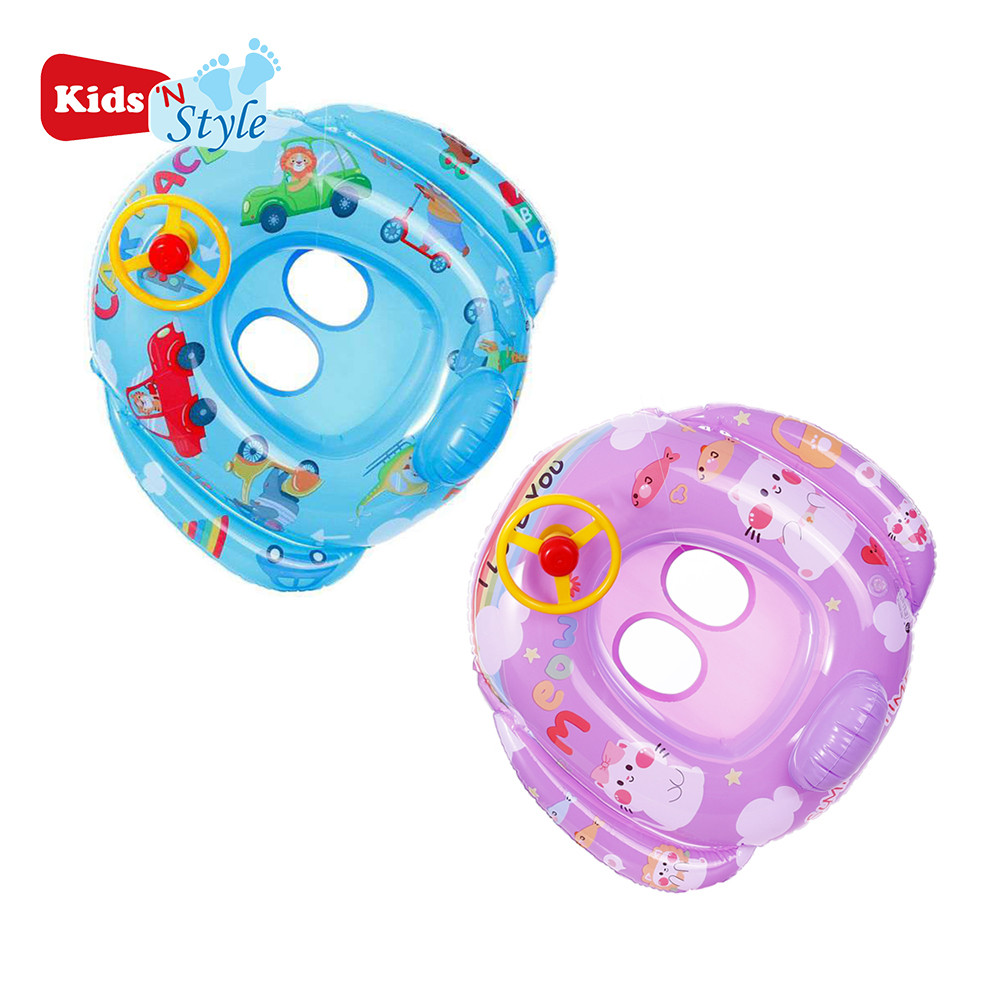 Inflatable Baby Boat Cartoon Character Animal Pattern Swimming Water ...