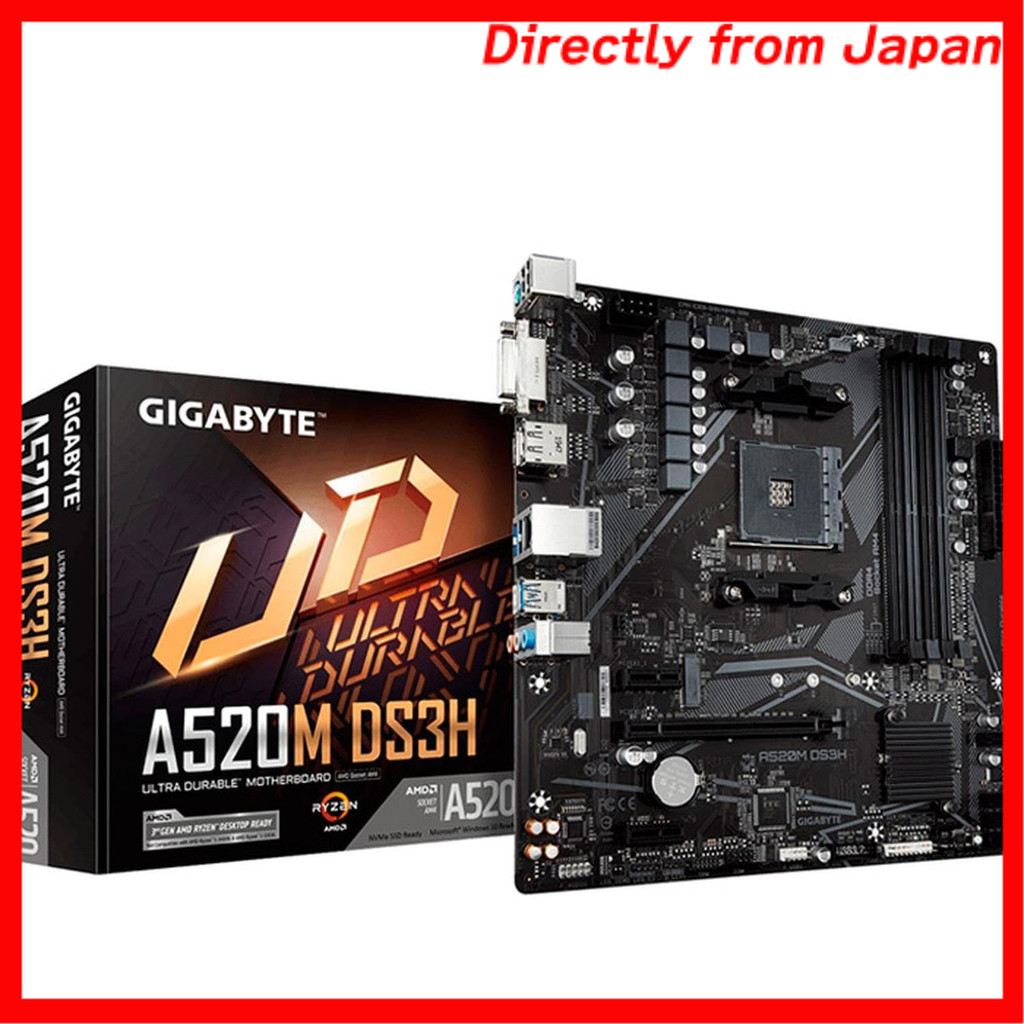 GIGABYTE A520M DS3H Motherboard Micro-ATX [With AMD A520 chipset ...