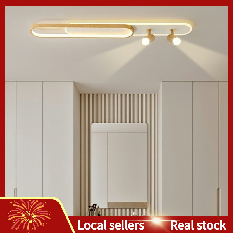 Modern Balcony Ceiling Lamp Tricolor Track light Chandelier Ceiling ...