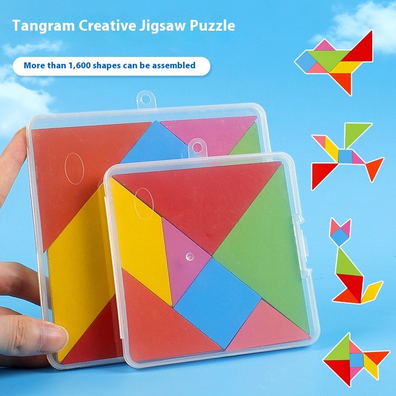 Wheatfield Life Museum Tangram Teaching Aids Children's Intellectual ...