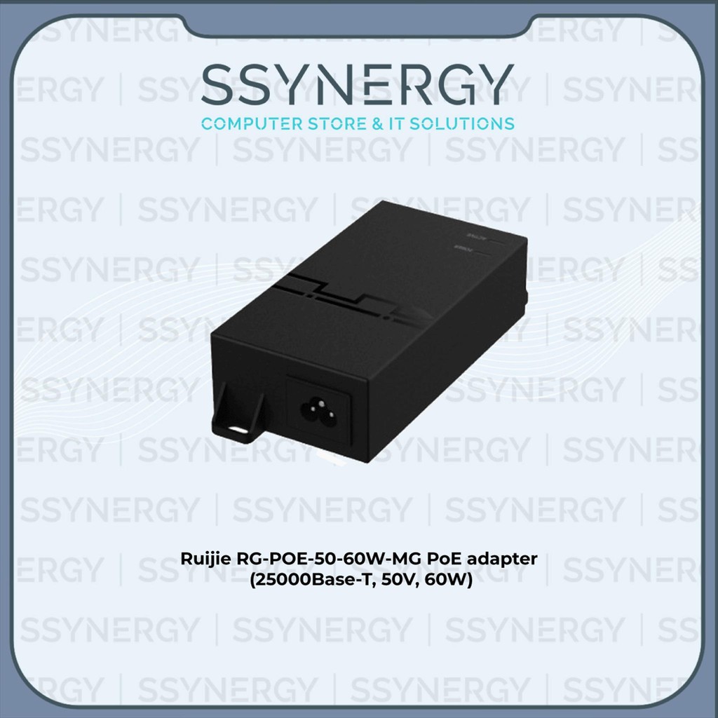 Ruijie RG-POE-50-60W-MG PoE adapter (25000Base-T, 50V, 60W) | Shopee ...