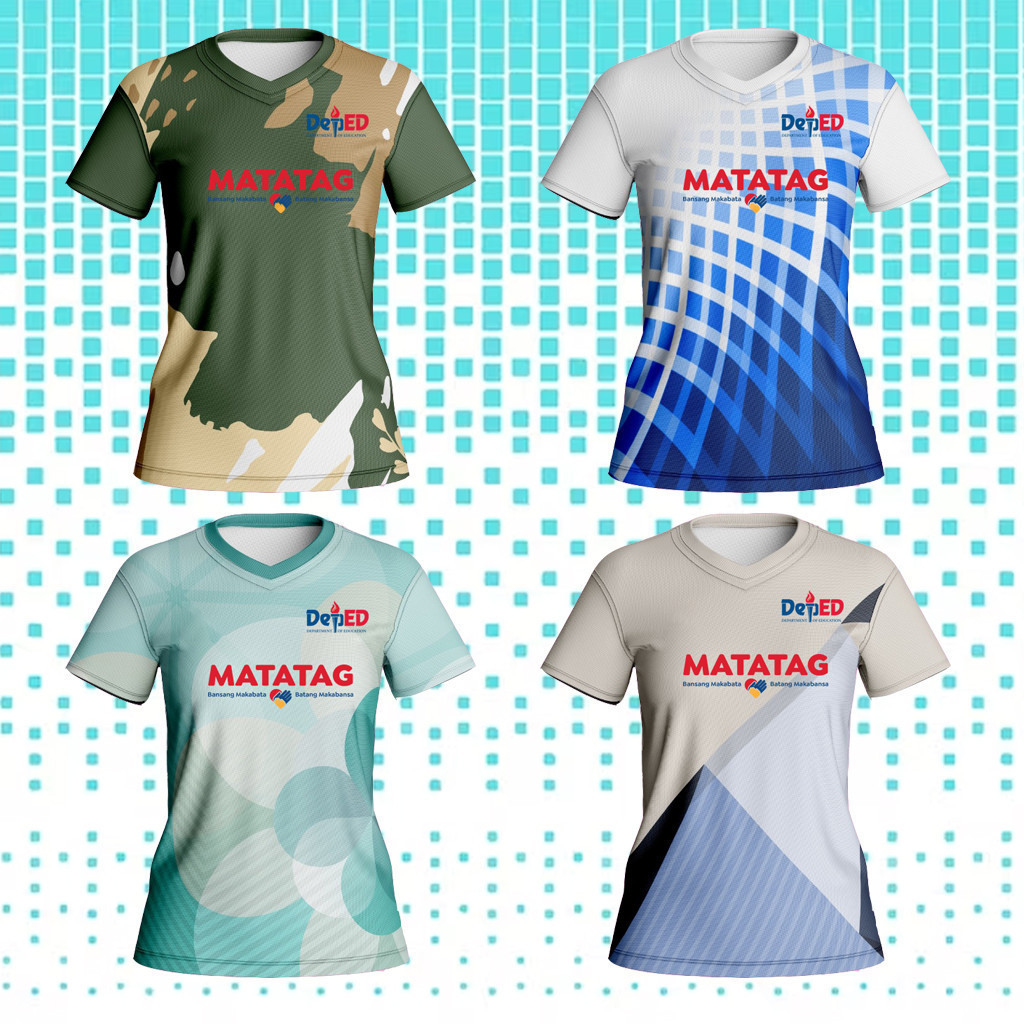 Matatag T-Shirt Color Variant Full Print Unisex Uniform | Shopee ...