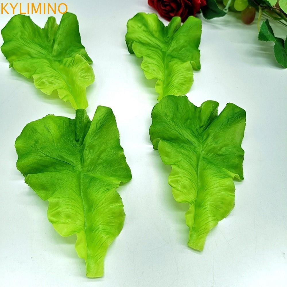 KYLIMINO Lettuce Leaves False Green Kitchen Decor DIY Realistic ...
