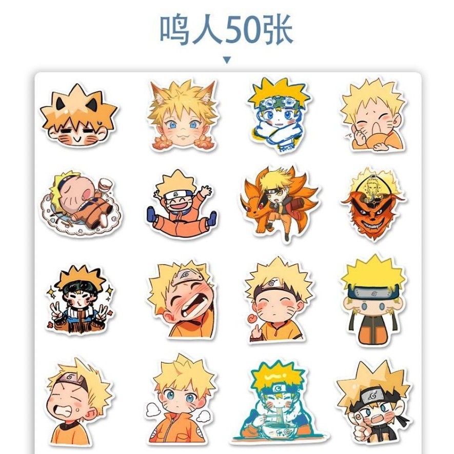 100 Cute Anime Stickers: Naruto-themed Stickers Featuring Naruto ...