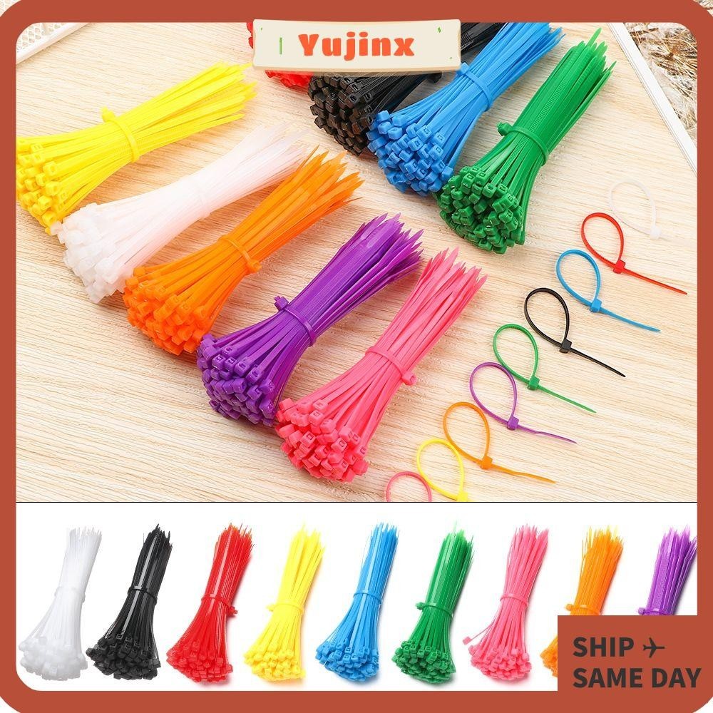 YUJINX 3x100mm Cable Ties Releasable Line Finishing Self-Locking Zip ...