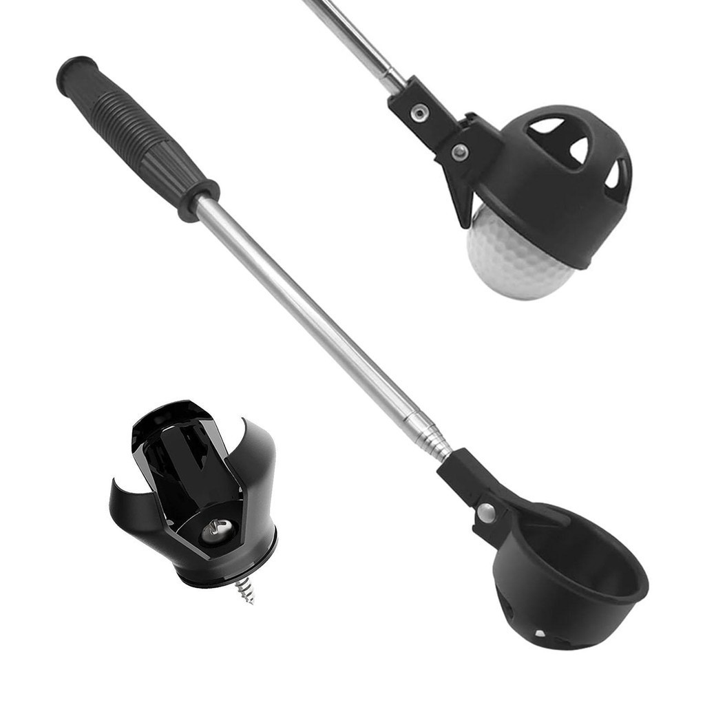 Golf Ball Grabber Portable Telescopic Golf Ball Picker Stainless Steel ...