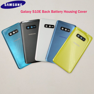 Original Back Glass For Samsung Galaxy S10 S10 Plus S10+ S10e Cover ...
