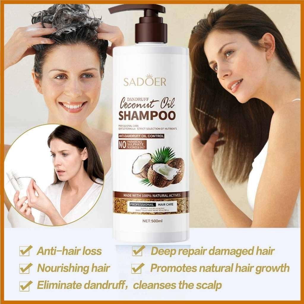 Coconut Oil Shampoo Anti-Dandruff Oil Control Hair Care Shampoo Anti ...