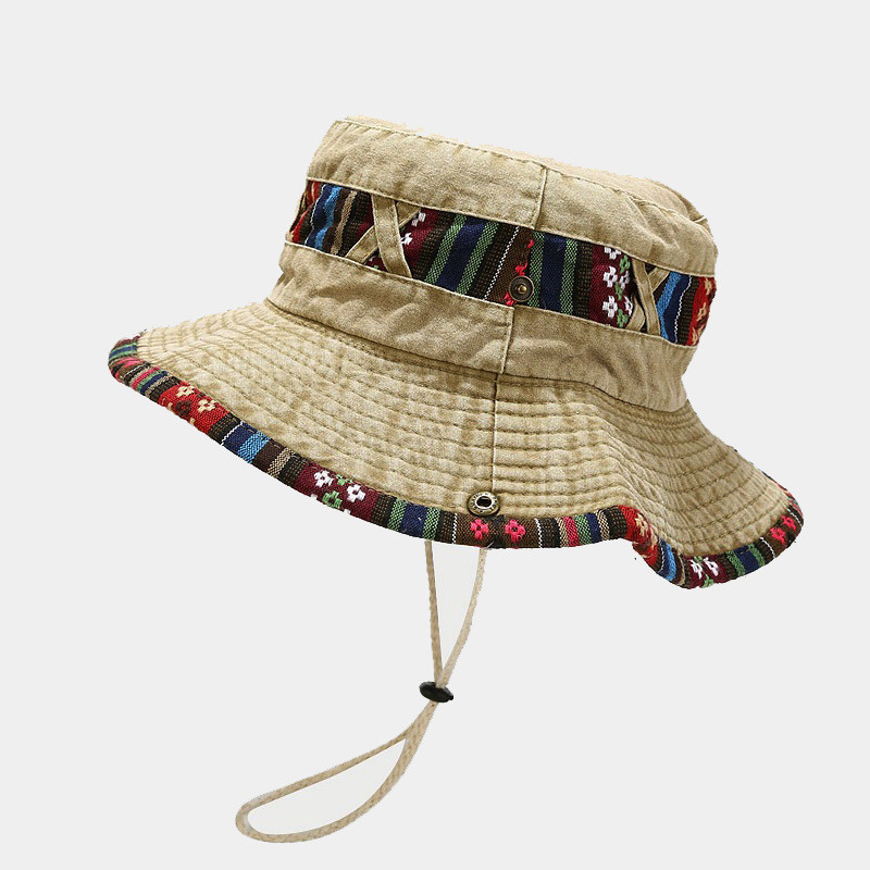 Bucket Hat Sunscreen Cap Men Women Headband Adjustable Outdoor Unisex ...
