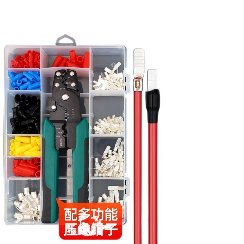 C45 copper insert pin crimping pliers open copper nose end wire ear ...