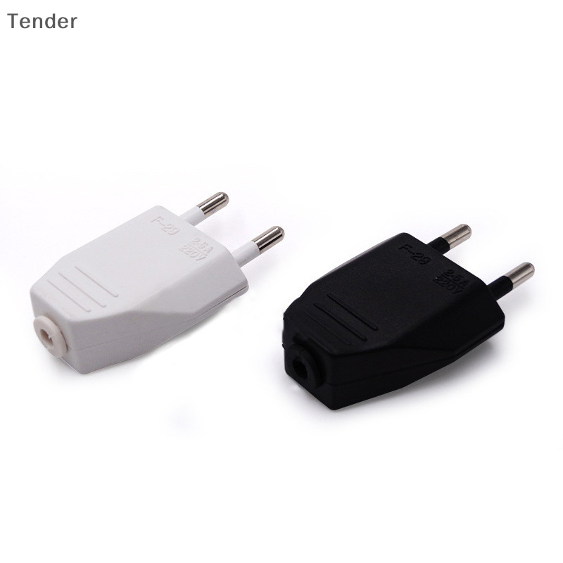 [Shyvana] Rewireable Extension Cord Connector 2 Pin EU European US Male ...