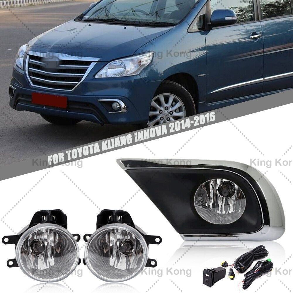 toyota Innova Kijang 2014 2015 fog lamp fog lgiht a set with wire and ...