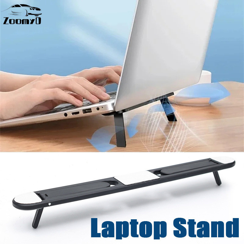 Universal Adjustable Black Plastic Laptop Stand Holder - Portable ...