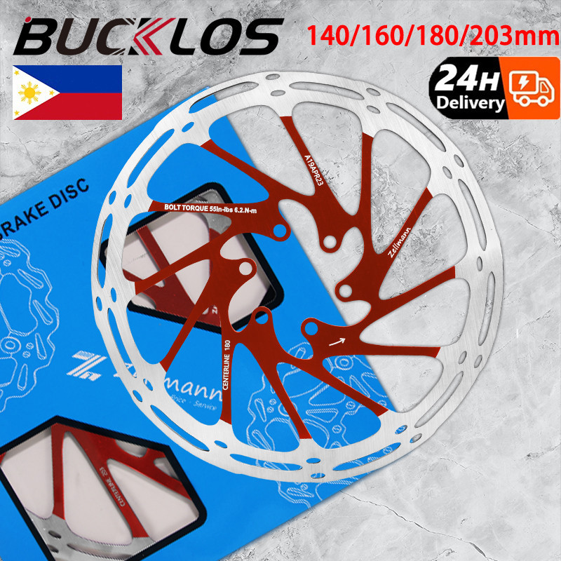 BUCKLOS MTB Rotor 140/203mm Rotor 160mm Lightweight Stainless Steel ...