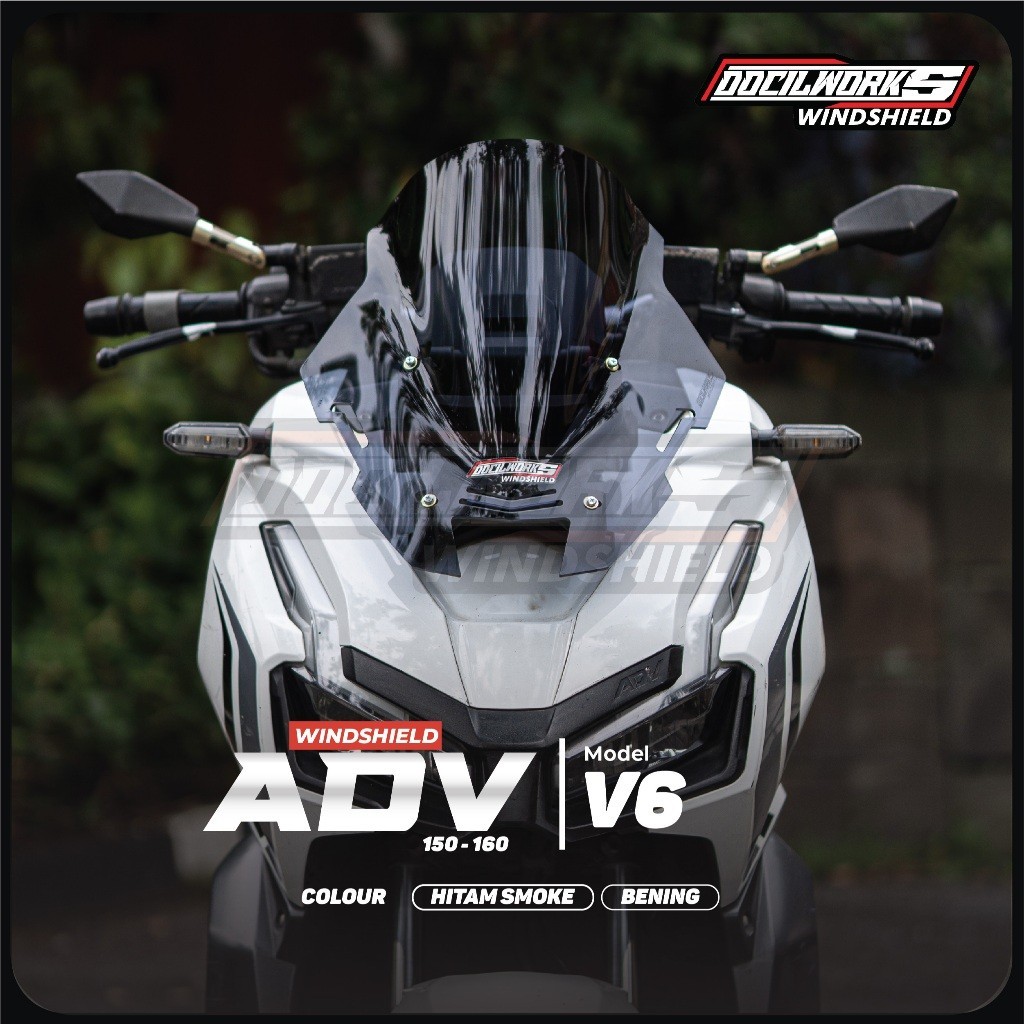 Visor Windshield V6 ADV 150 and ADV 160 BSM_accmotor | Shopee Philippines