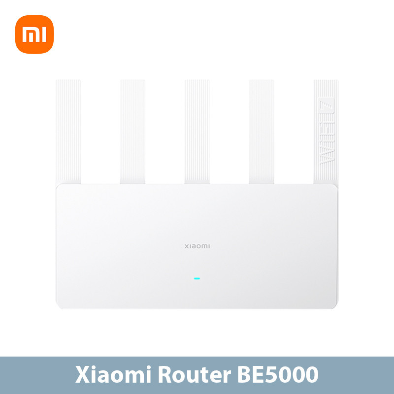 Xiaomi BE5000 Router WiFi 7 MLO 2.4GHz 5.0GHz Dual Band WiFi 7 512MB ...
