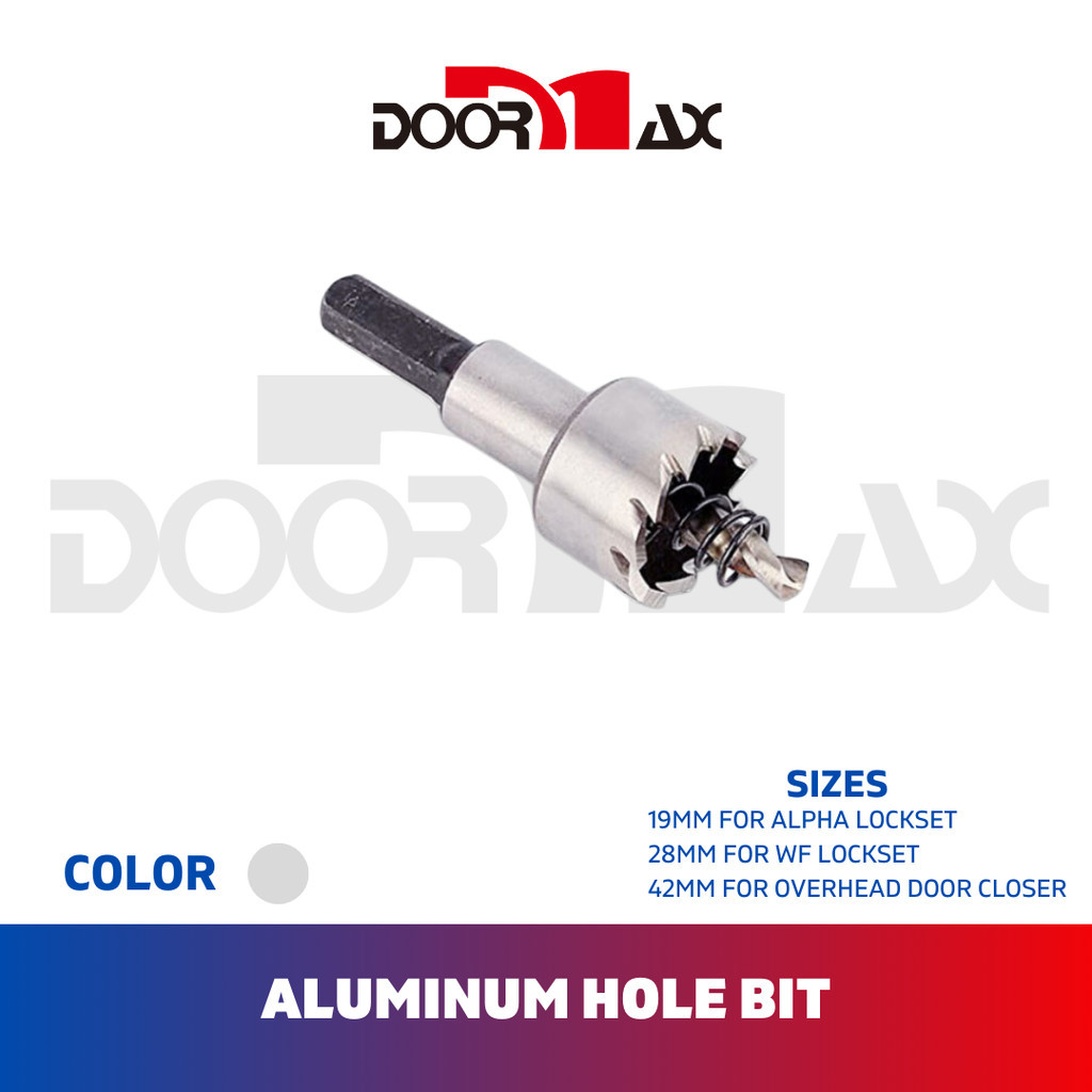 DOORMAX Aluminum Hole Bit (19mm/28mm/42mm) | Shopee Philippines