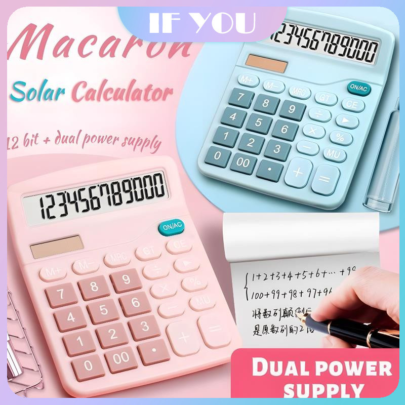 Calculator Deli Standard Function Desktop Calculators with 12 Digit ...