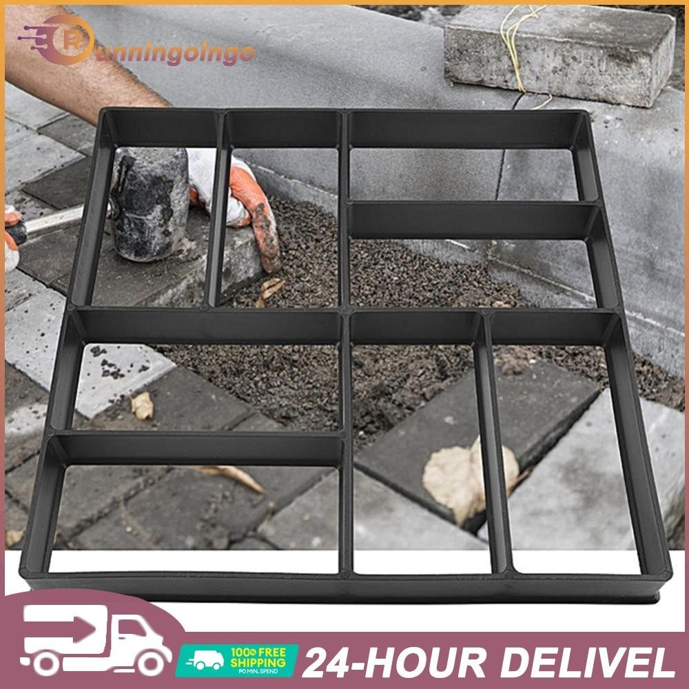 {R} Garden Floor Walk Pavement Mold DIY Manually Paving Cement Brick ...
