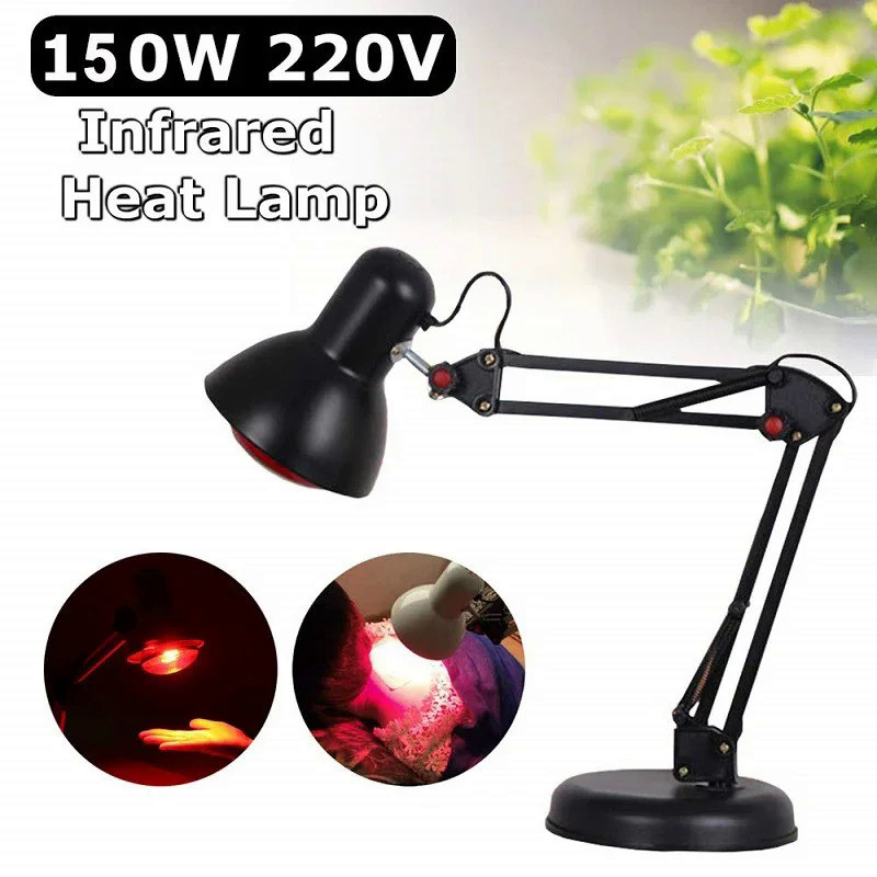 150W Infrared Heat Therapy Lamp Red Light Therapeutic Instrument ...