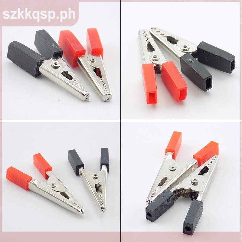 2pcs/1pair Alligator Clips Battery Clip Crocodile Car Caravan Van ...