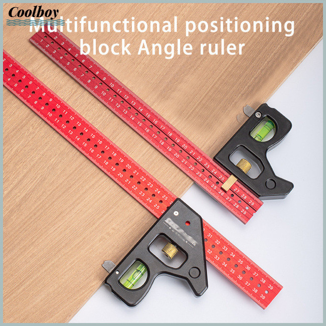 CB Combination Square, Woodworking Scriber Square Ruler, Aluminum Alloy ...