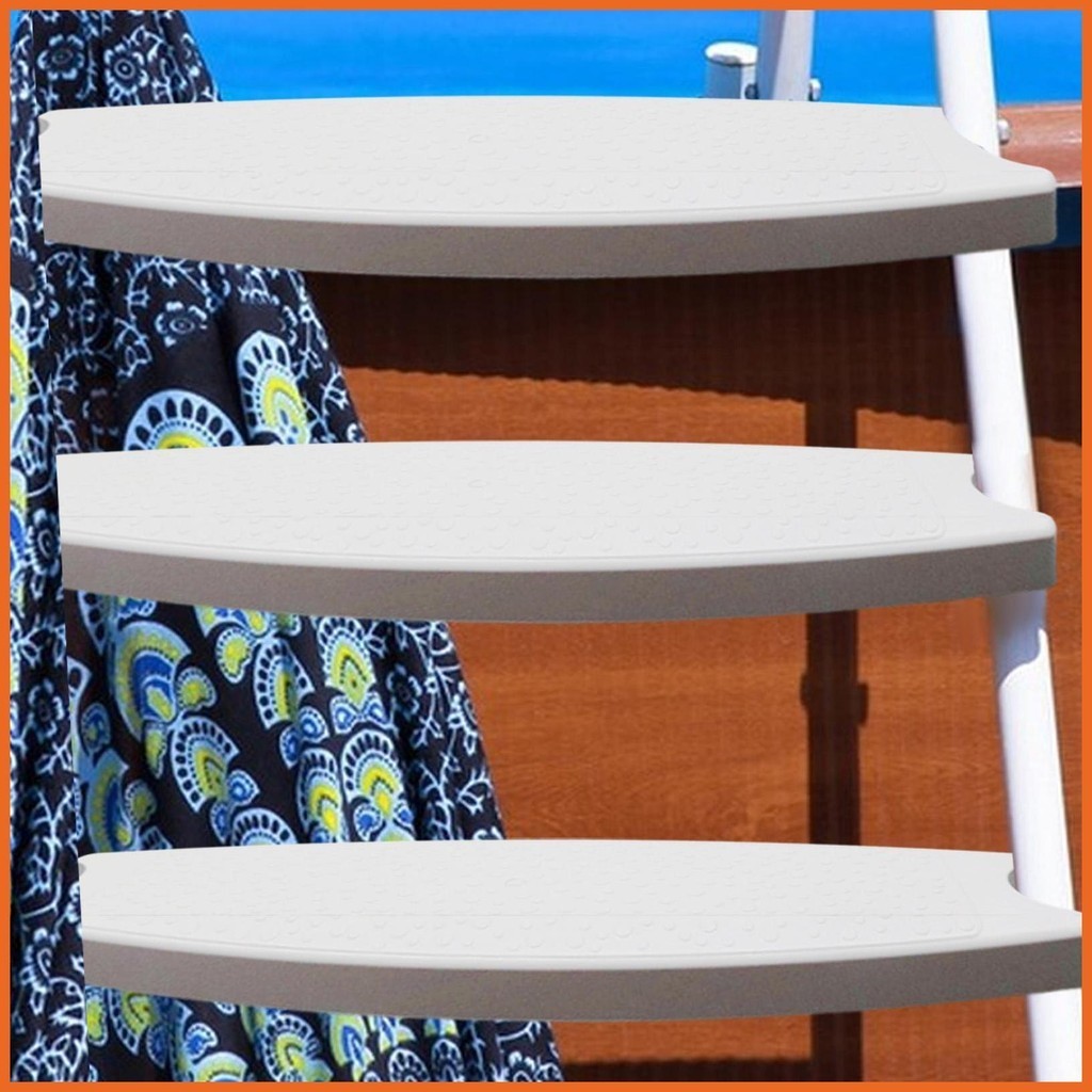 Pool Ladder Steps Bolt-Secured Pool Steps Anti-Slip Swimming Pool ...