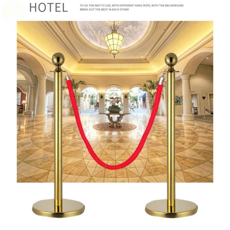 2pcs Stanchion Post w/ free 1pc Rope | Stanchion Barrier | Crowd ...