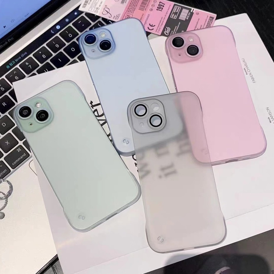 Ultra Thin PC Frosted Borderless Hard Shell Shock Resistant Phone Case ...