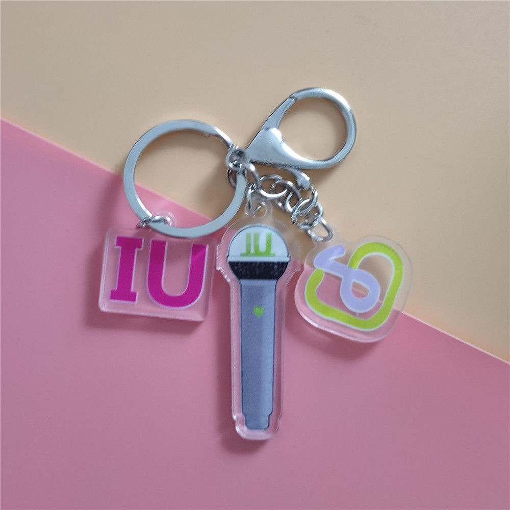 Korea idol ※ IU Lee Ji Eun Support Light Same Style Acrylic Keychain ...