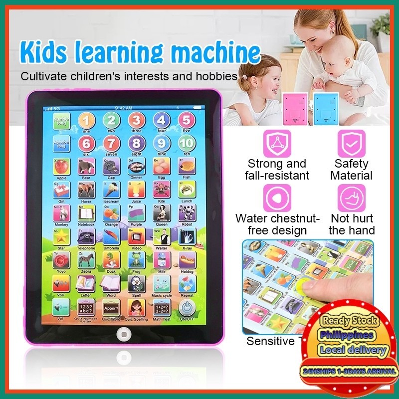 Kids Early Learn Tablet English Language Study Machine Learning Toys ...