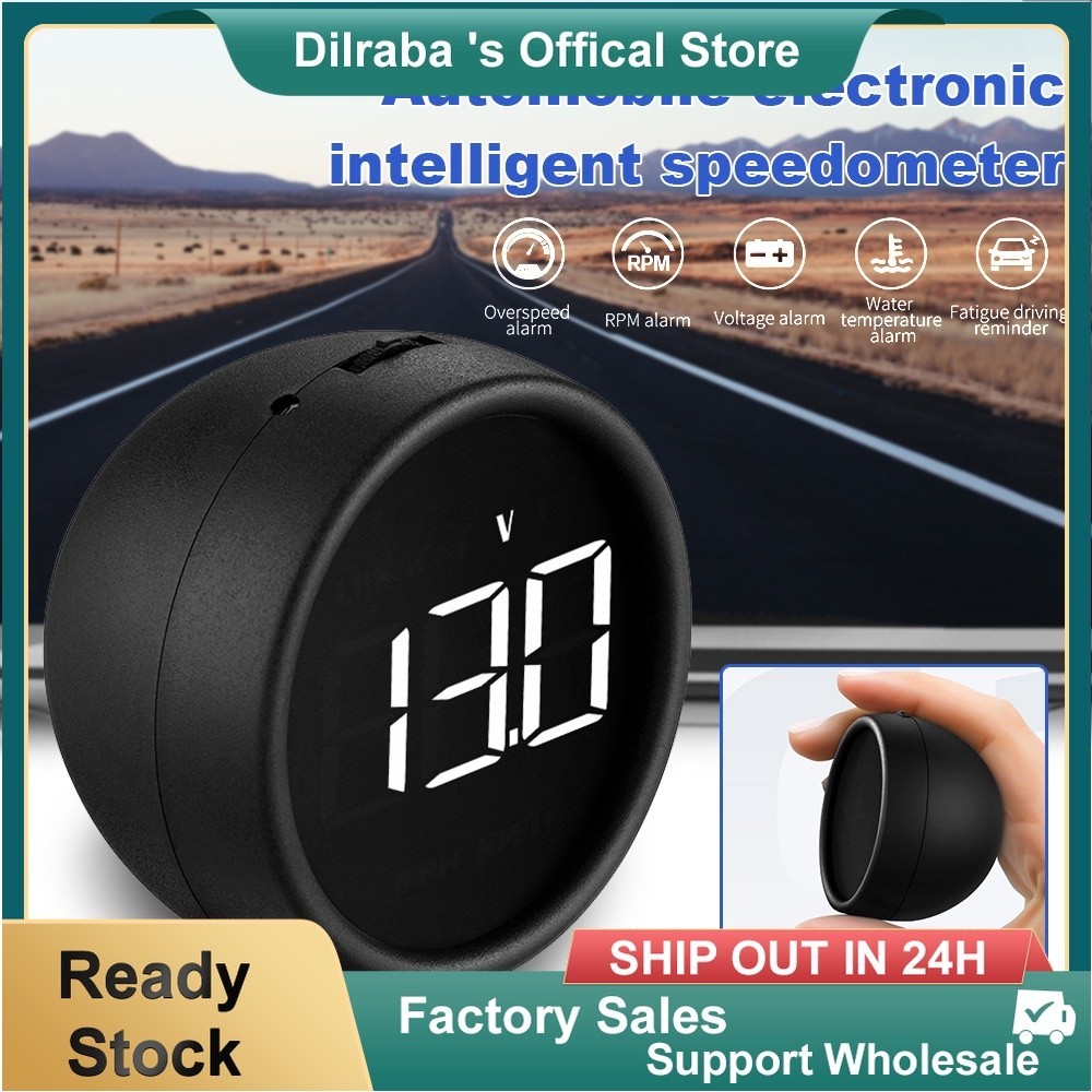 OBD2 HD Monitor B1 Car HUD Head Up Display Display Vehicle Speed/ Water ...