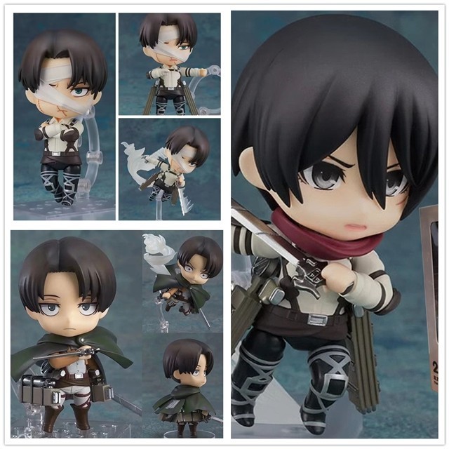Attack on Titan Nendoroid Anime Eren Levi Mikasa Ackerman Hans Zoe ...