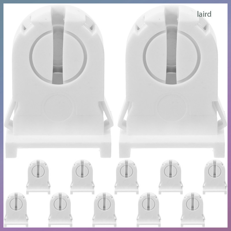 20 Pcs Tube Clamp Mounting Bracket Feet Light Fixture Holder Lampholder ...