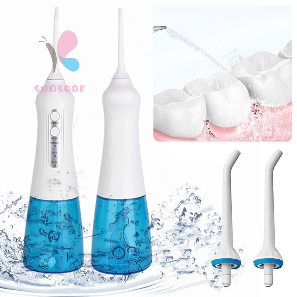 Oral Irrigator USB Rechargeable 1400mAh Battery Teeth Pick Mouth ...