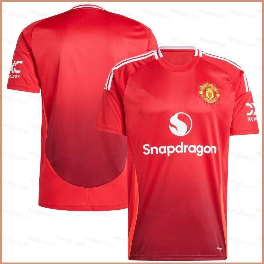 Newest 2024-2025 Premier League Manchester United home jersey Child ...