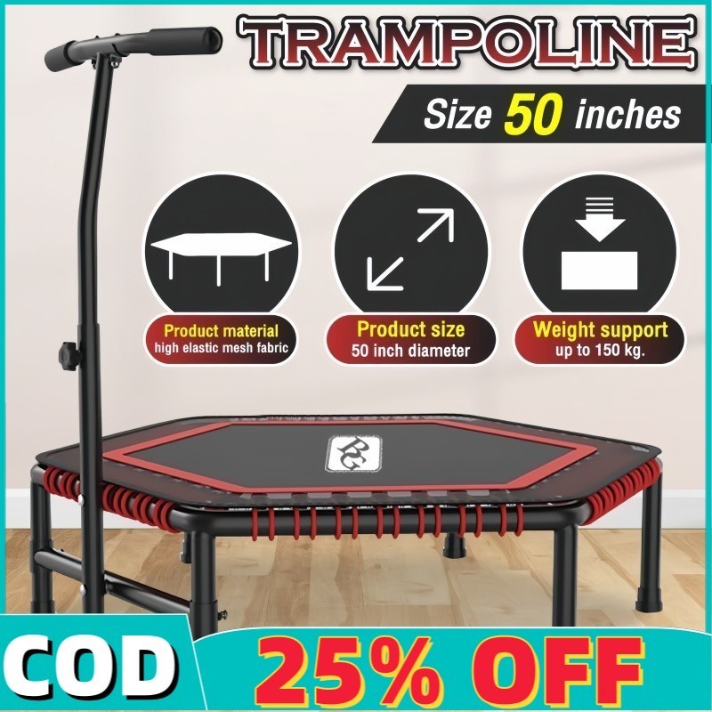 【MAX 200KG】Trampoline for Kids Indoor outdoor Jumping Trampoline Baby ...