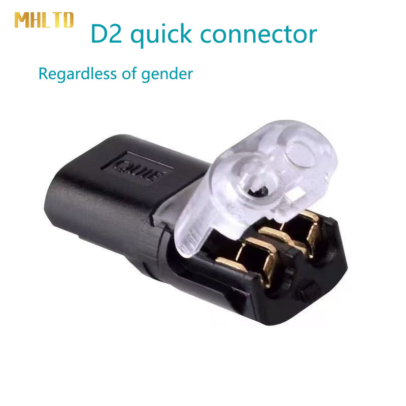 Non soldering, non stripping quick connect terminal D2 plug-in LED ...