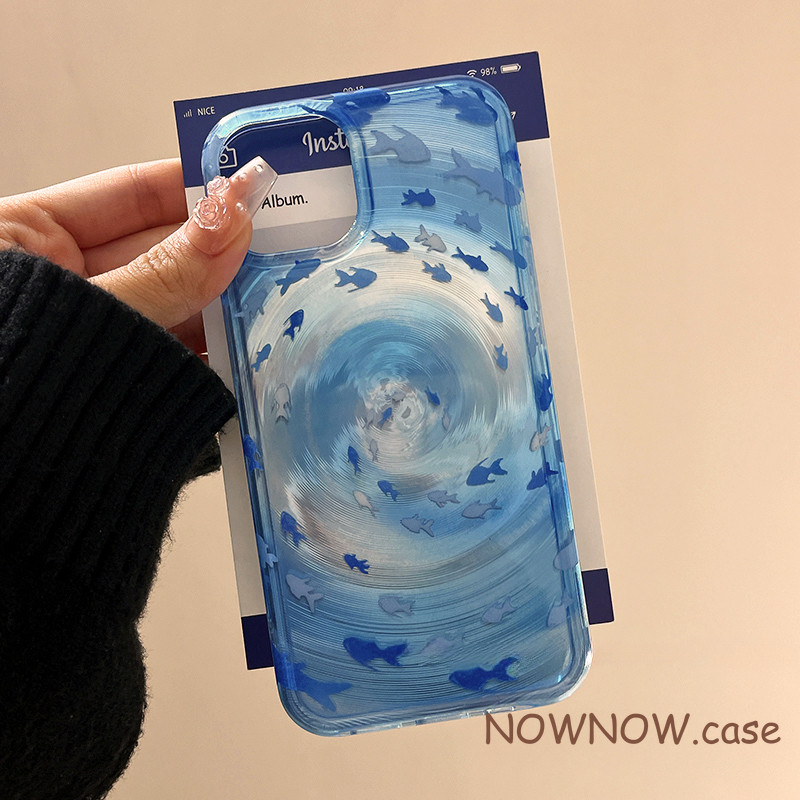 For IPhone 16 15 14 13 12 11 Pro Max X XR XS Max 7 8 Plus Cute Vortex ...