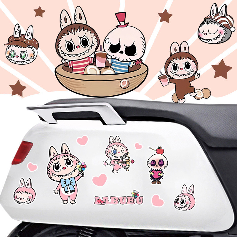 LABUBU,stickers,motorcycle stickers,luggage stickers,waterproof ...