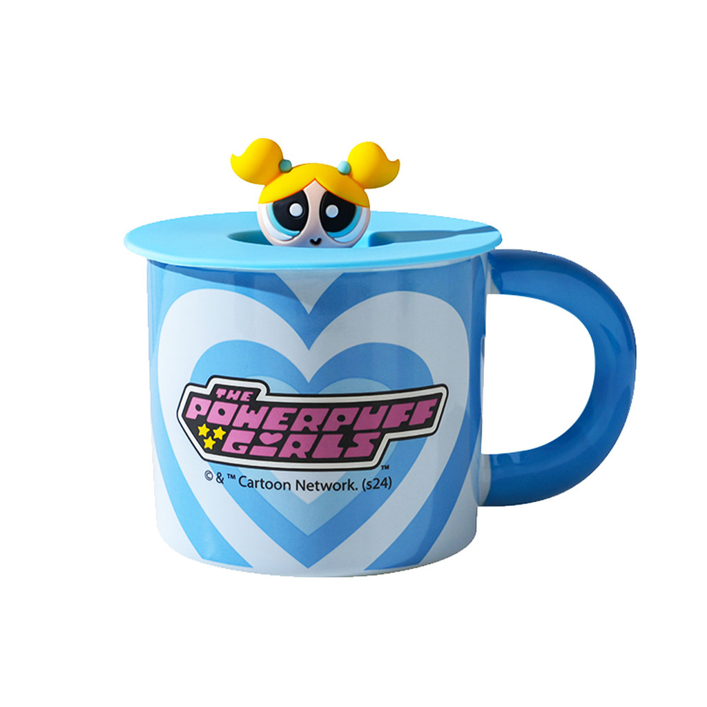 MINISO The Powerpuff Girls Collection Ceramic Cup with Lid 340mL ...