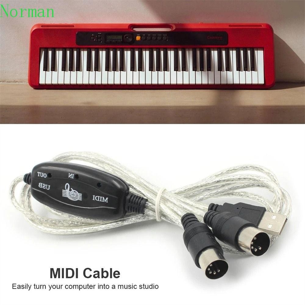 NORMAN1 MIDI to USB Cable Extension Cord Audio Equipment MIDI Interface ...