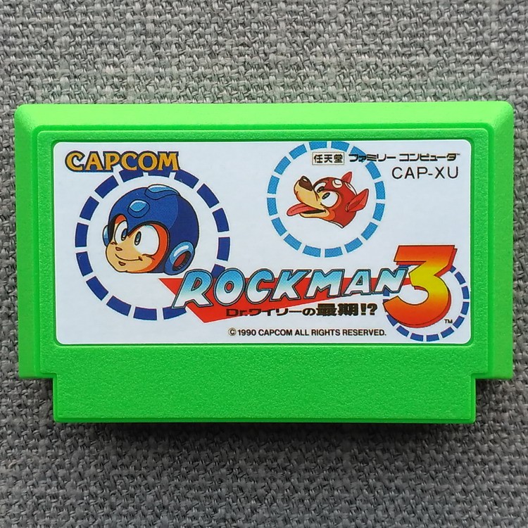 Fc Red White Console Game Card 3 Rockman 3 | Shopee Philippines