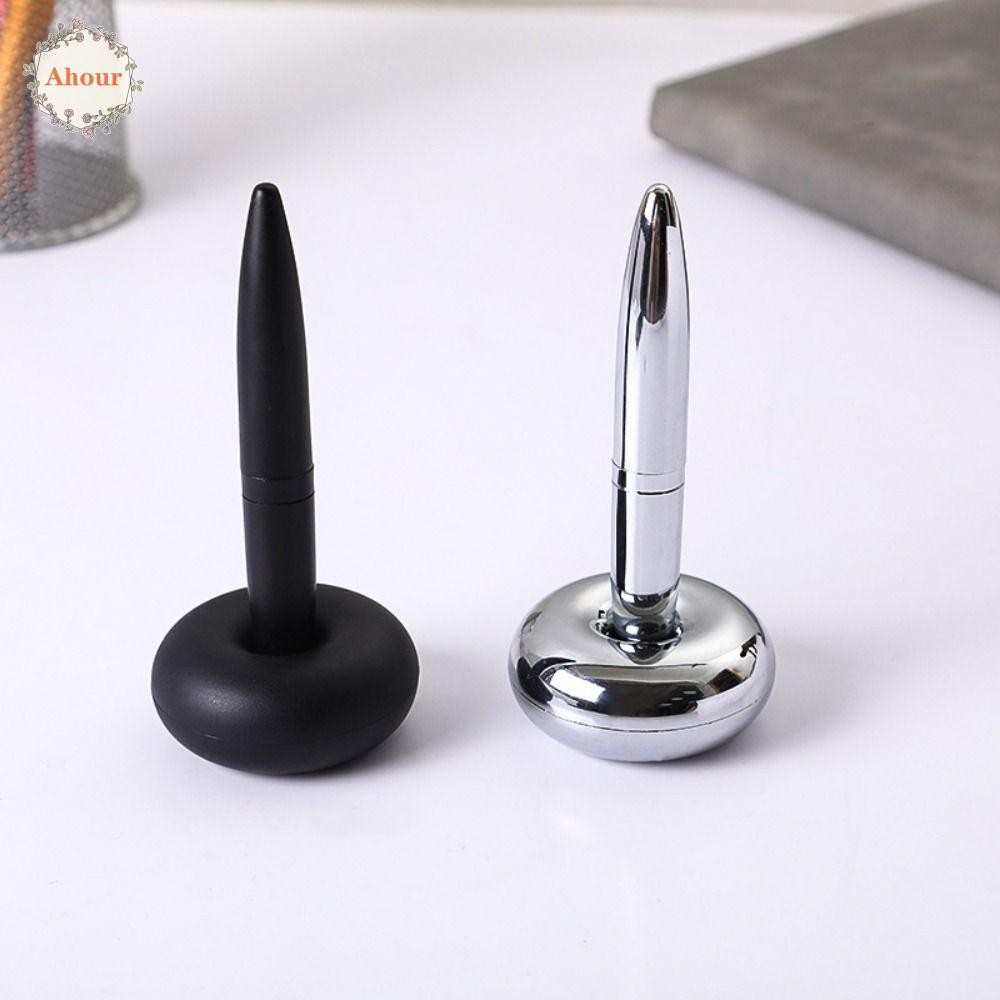 AHOUR Maglev Ballpoint Pen, Magnetic Base Smooth Writing Magnetic ...