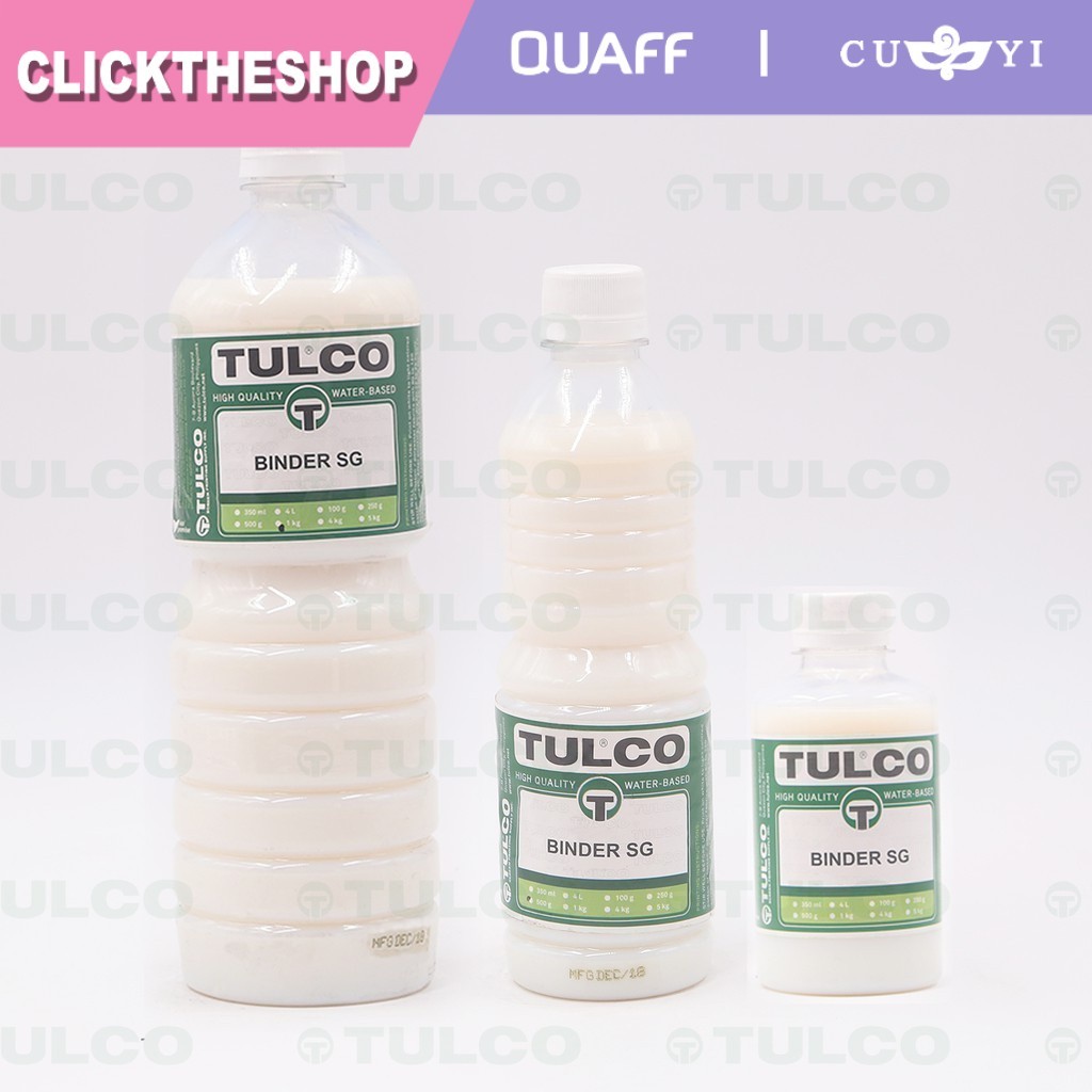 Tulco Binder SG Textile Water Based Paint Fabric Silk Screen Printing ...