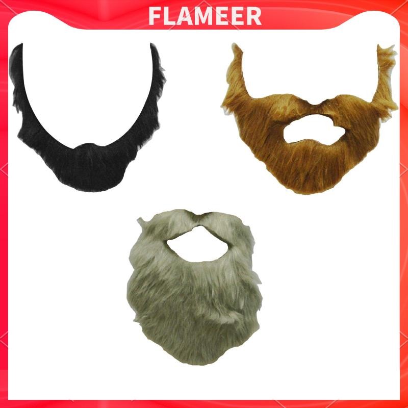 [Flameer] Fake Beard Costume Cosplay Fancy Dress Realistic Halloween ...